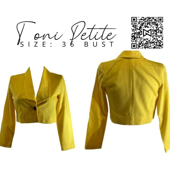 Toni Petite | Jackets & Coats | Toni Petite Ilgwu Union Usa Made Yellow ...